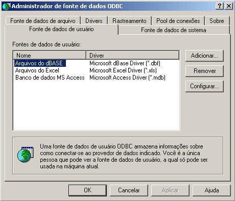 Configurando o driver ODBC para usar o Firebird com Asp